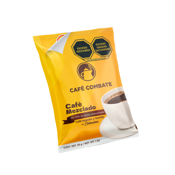 Café comercial con 30% azúcar – Café Combate